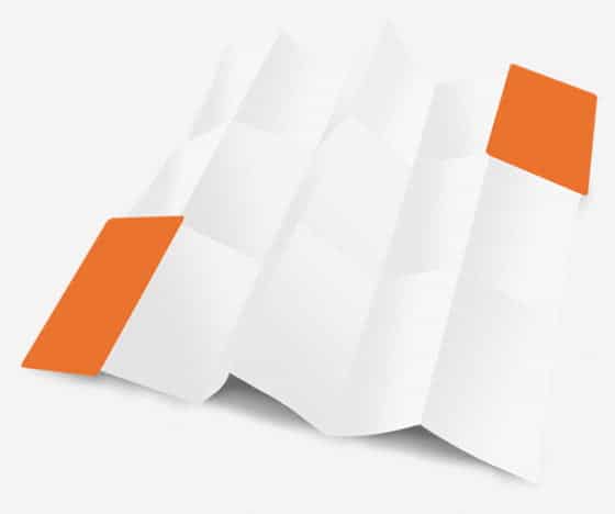 Folded Brochures, Flyers and Maps - Z Fold Cards