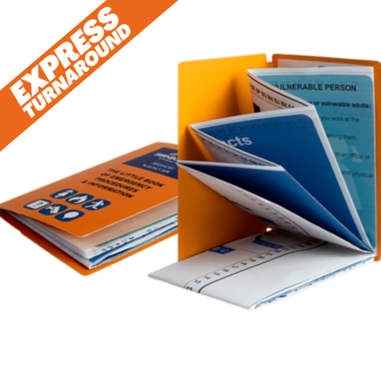 Folded Brochures, Flyers and Maps - Z Fold Cards