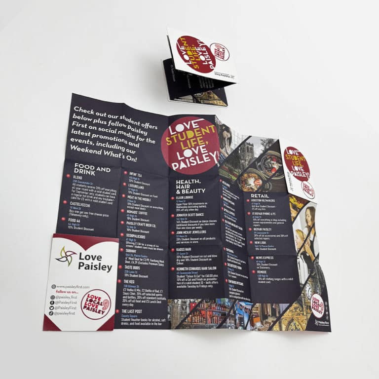 Folded Brochures, Flyers and Maps - Z Fold Cards